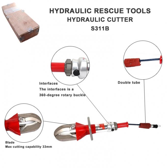 Heavy duty hydraulic scissor cutter for fire rescue