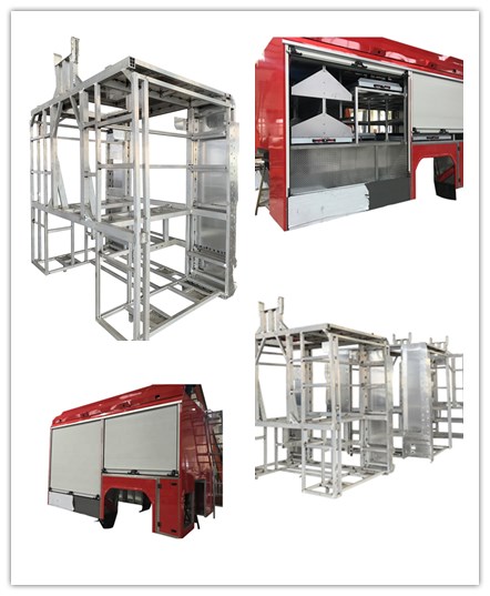 Fire Truck body fire engine compartment