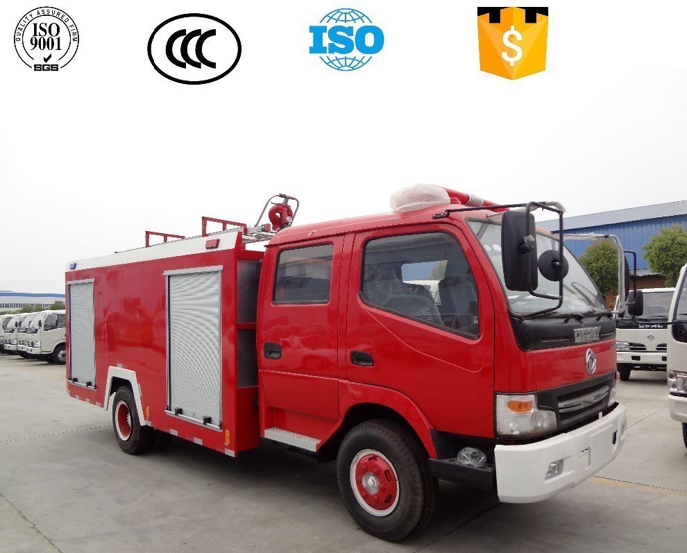 190HP Water Tank Fire Fighting Truck , Foam Pump Fire Truck Manual ...