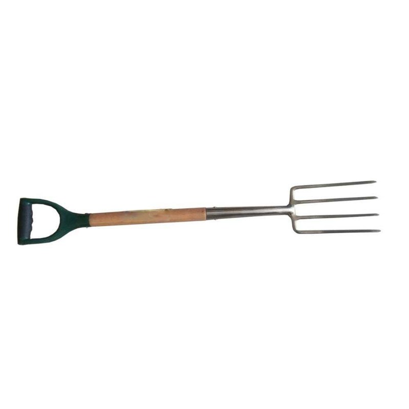 4T Fork Firefighter Rescue Tool Wood Handle D Grip 1.49kg Total Weight